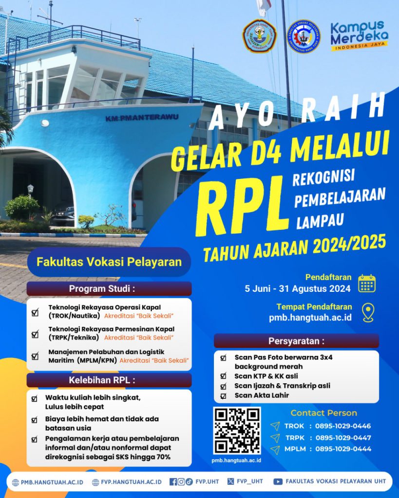 PMB & RPL – Fakultas Vokasi Pelayaran
