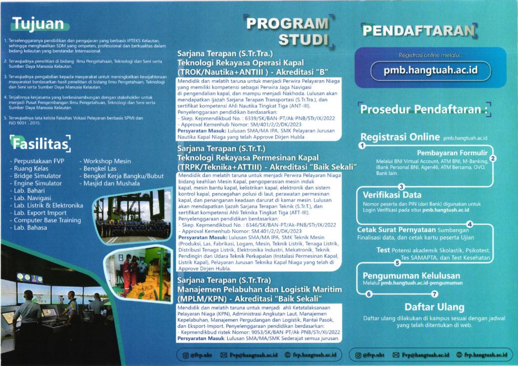 PMB & RPL – Fakultas Vokasi Pelayaran
